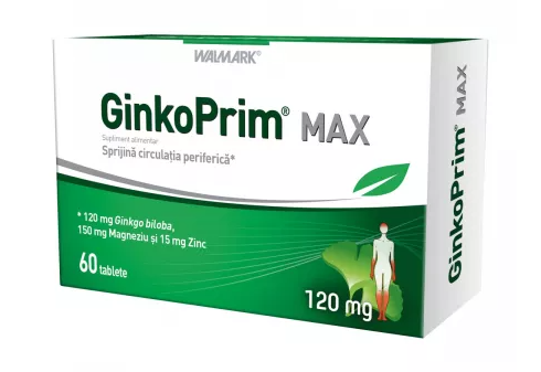 GinkoPrim MAX, 60 tablets, Walmar – storeofhealth