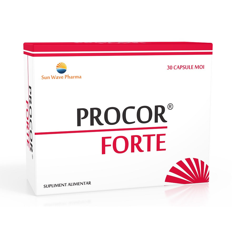 Procor Forte, 30 capsules, Sun Wave Pharma - supports cardiovascular s ...