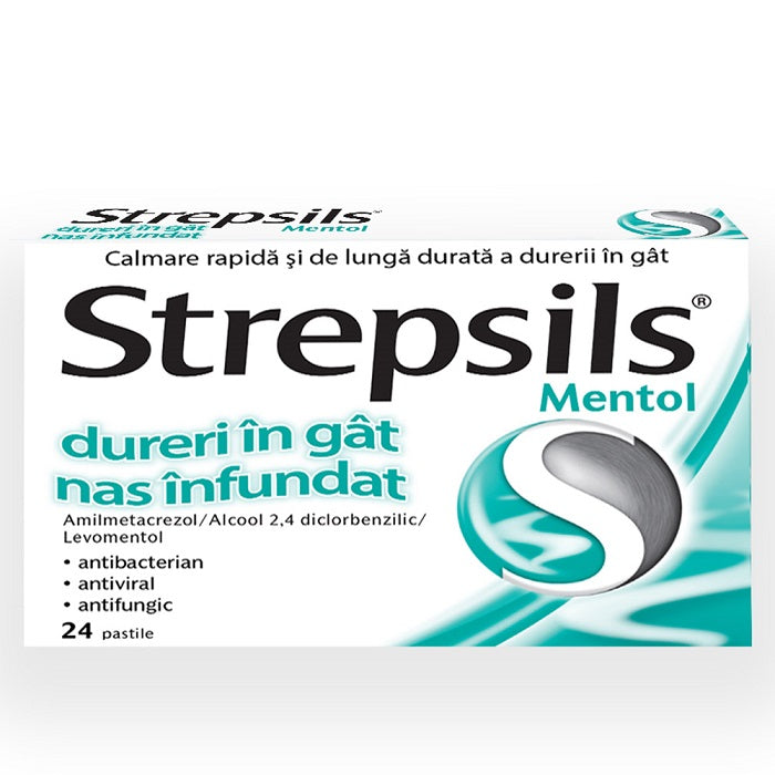 Strepsils Menthol, 24 tablets, Reckitt Benckiser Healthcare – storeofhealth
